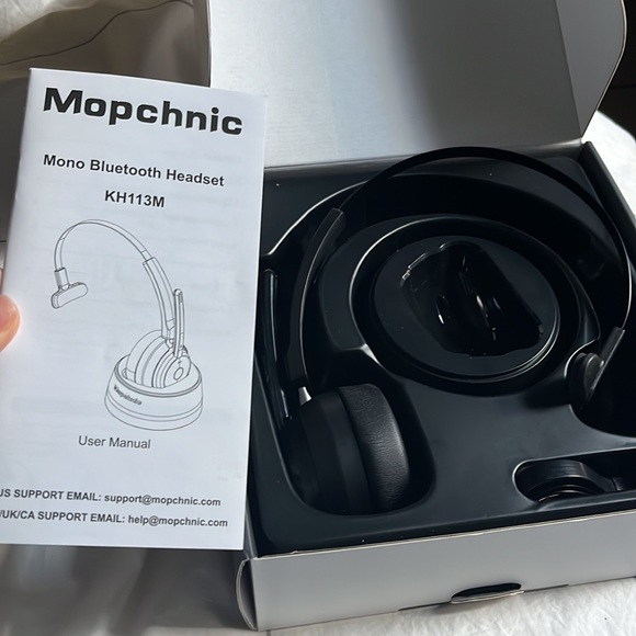 Mopchnic | Headphones | Mono Bluetooth Headset By Mopchnic | Poshmark